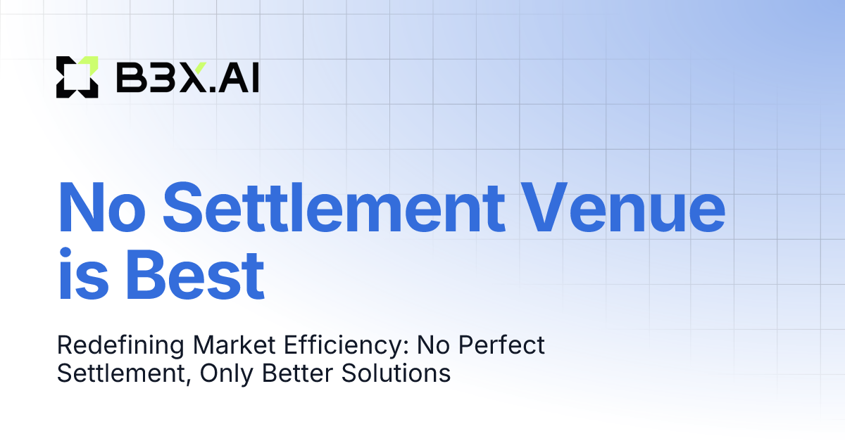 No Settlement Venue is Best | Docs